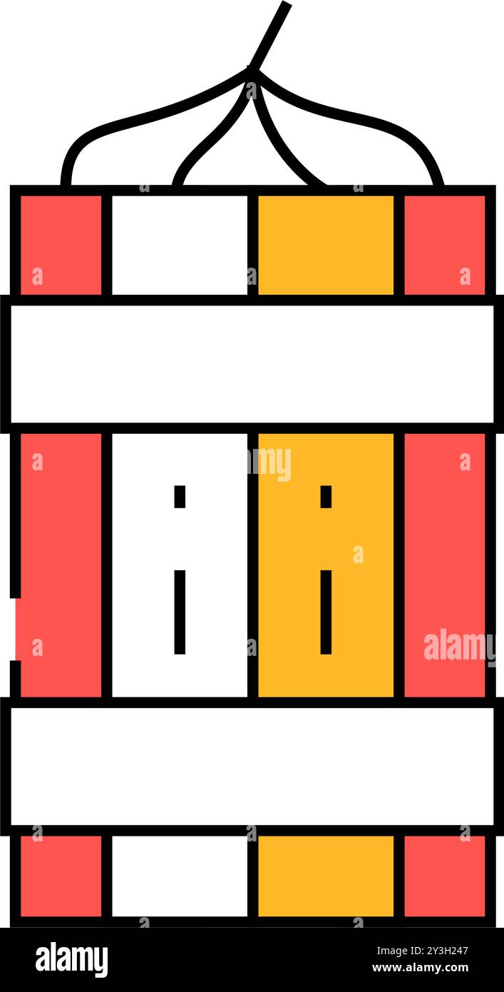 dynamite tnt icon color illustration Stock Vector Image & Art - Alamy