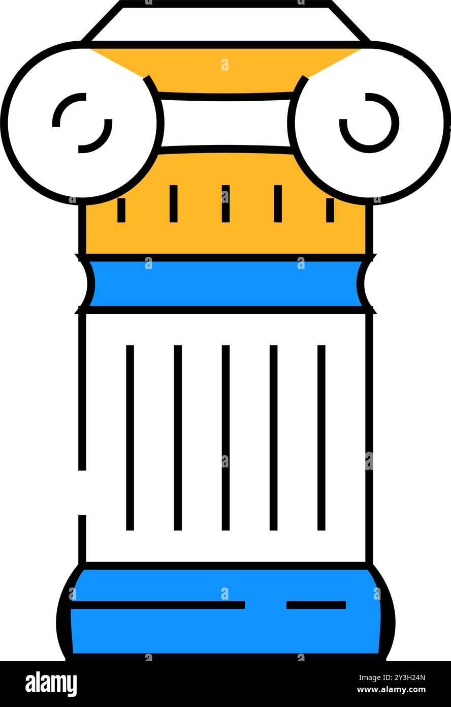 column antique building icon color illustration Stock Vector Image ... column antique building icon color illustration Stock Vector Image ...