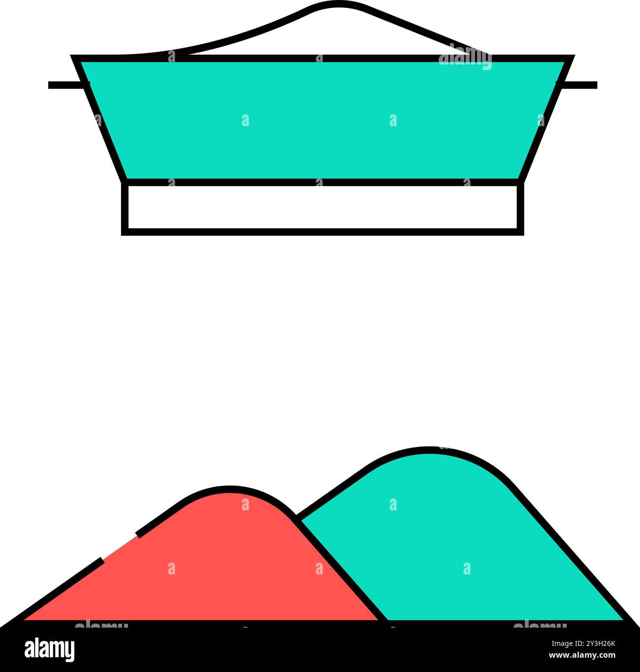 flour sifting icon color illustration Stock Vector Image & Art - Alamy