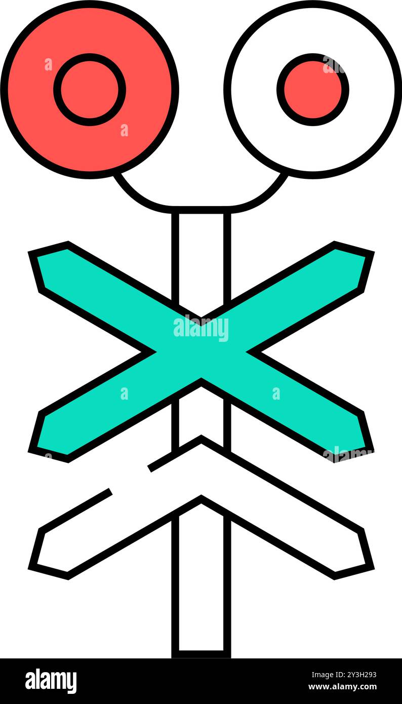 Electronic train signal Stock Vector Images - Alamy