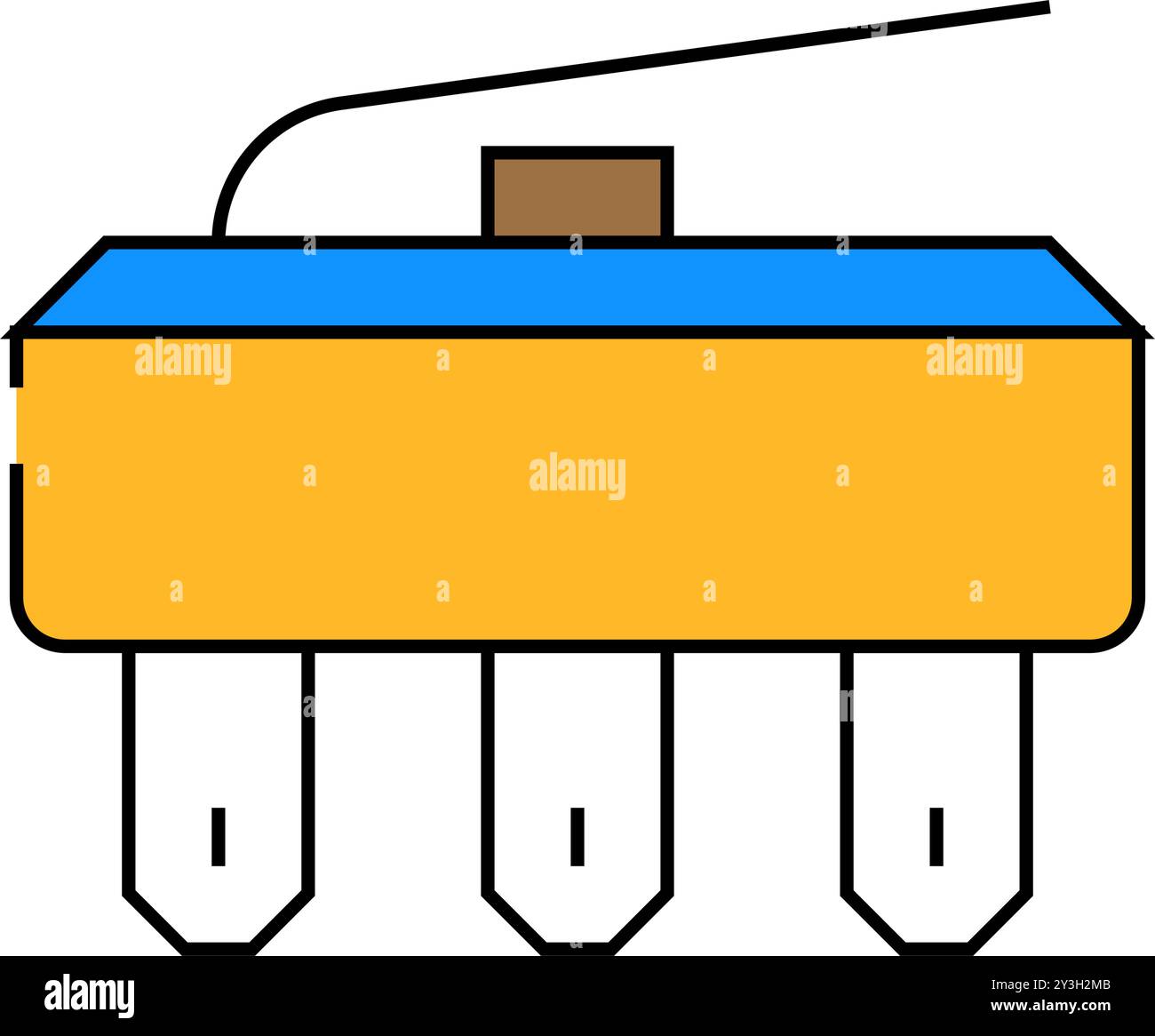 limit switch icon color illustration Stock Vector Image & Art - Alamy