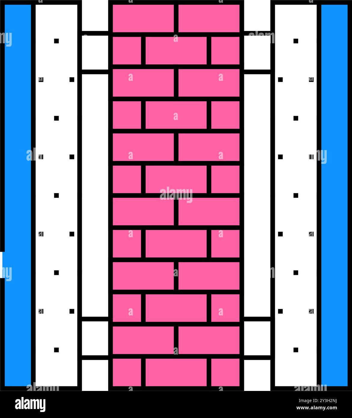ready construction building material icon color illustration Stock ...