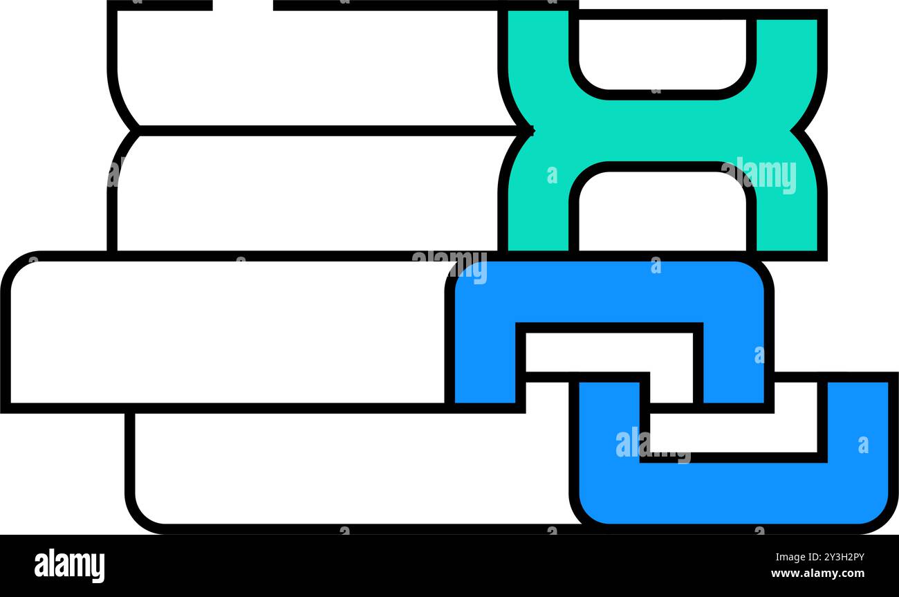 support structures, beams and channels building material icon color ...