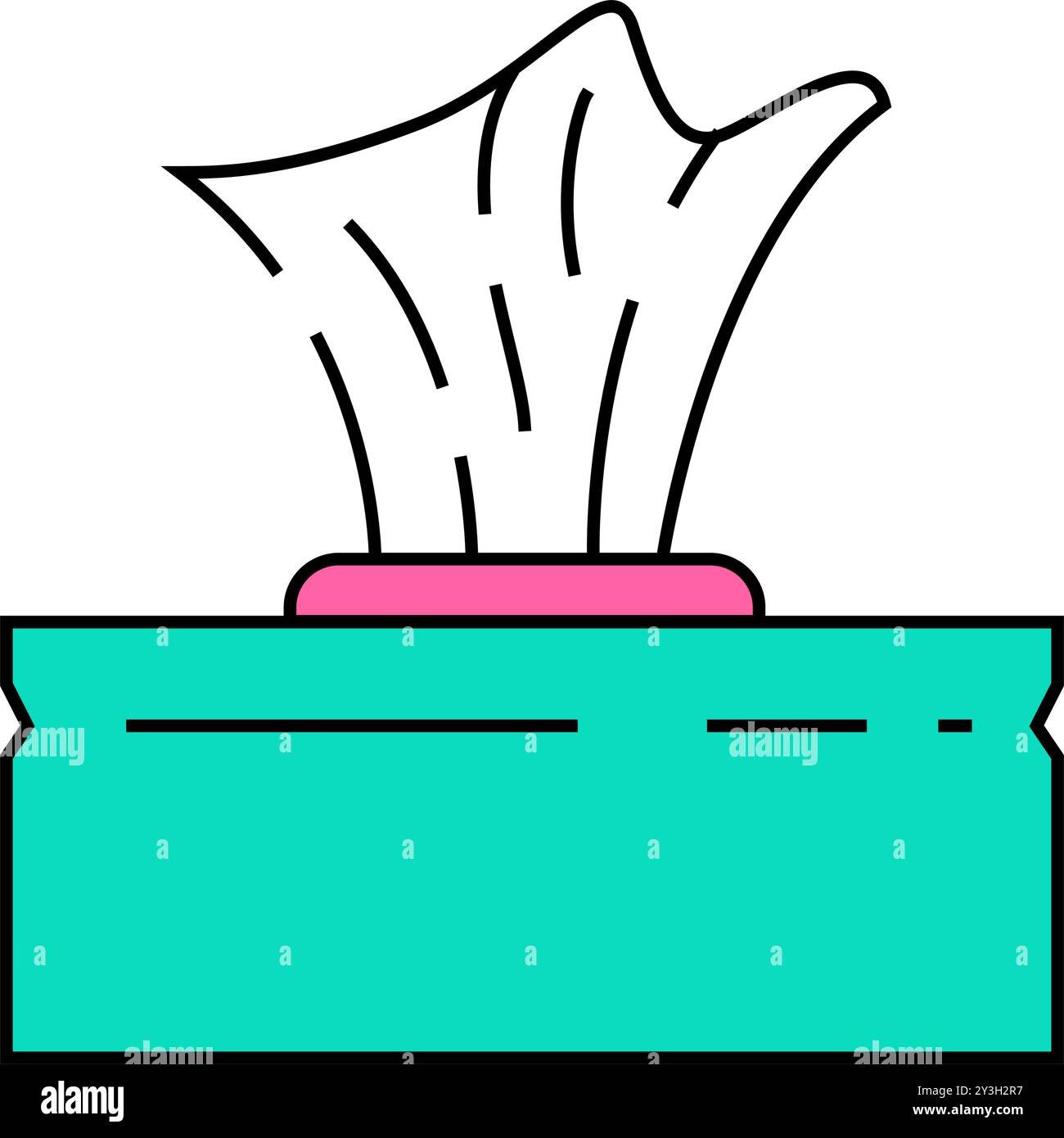 tissue box icon color illustration Stock Vector Image & Art - Alamy