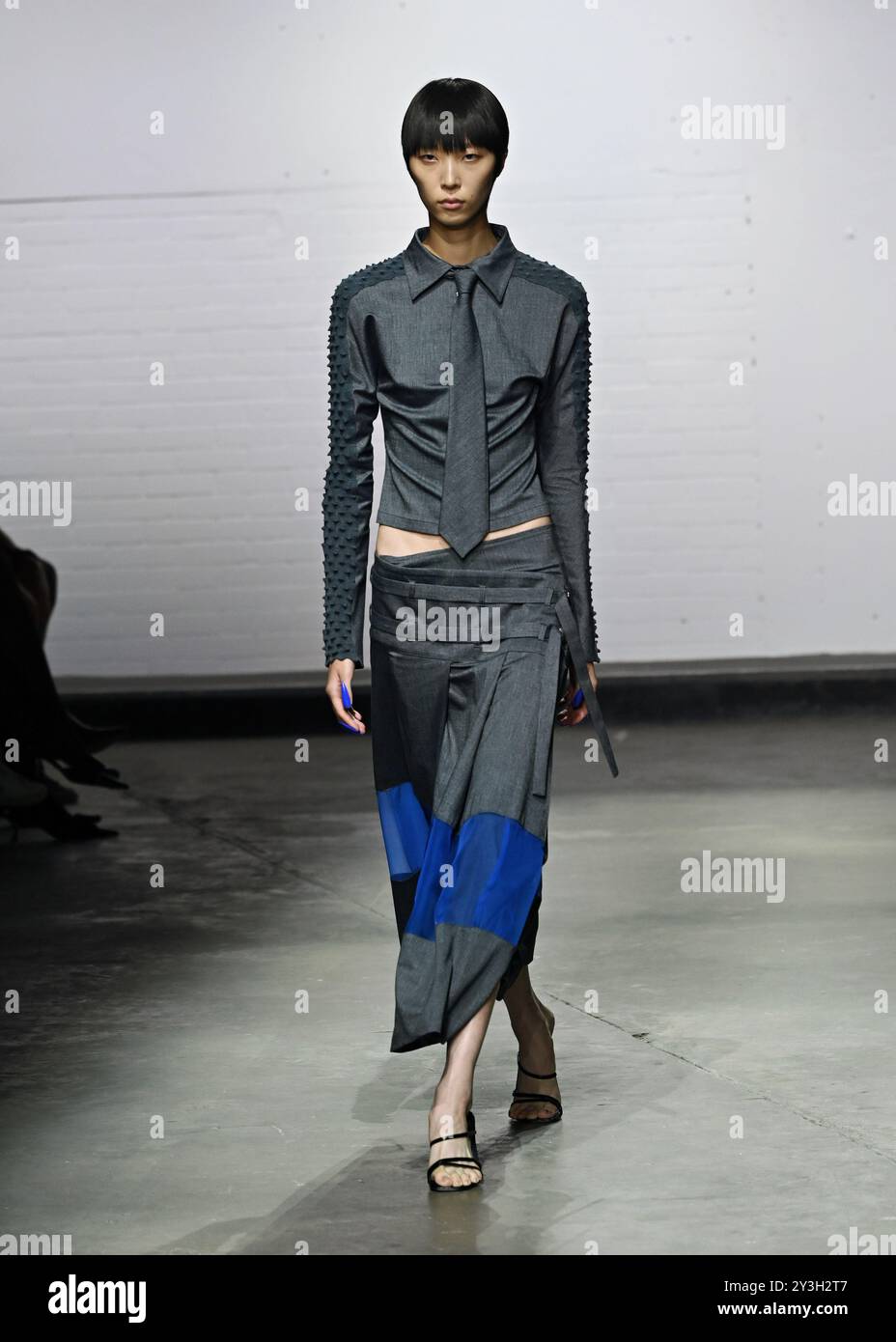 LONDON, UK. 13th Sep, 2024. Chet Lo SS25 Runway show at 180 Strand ...