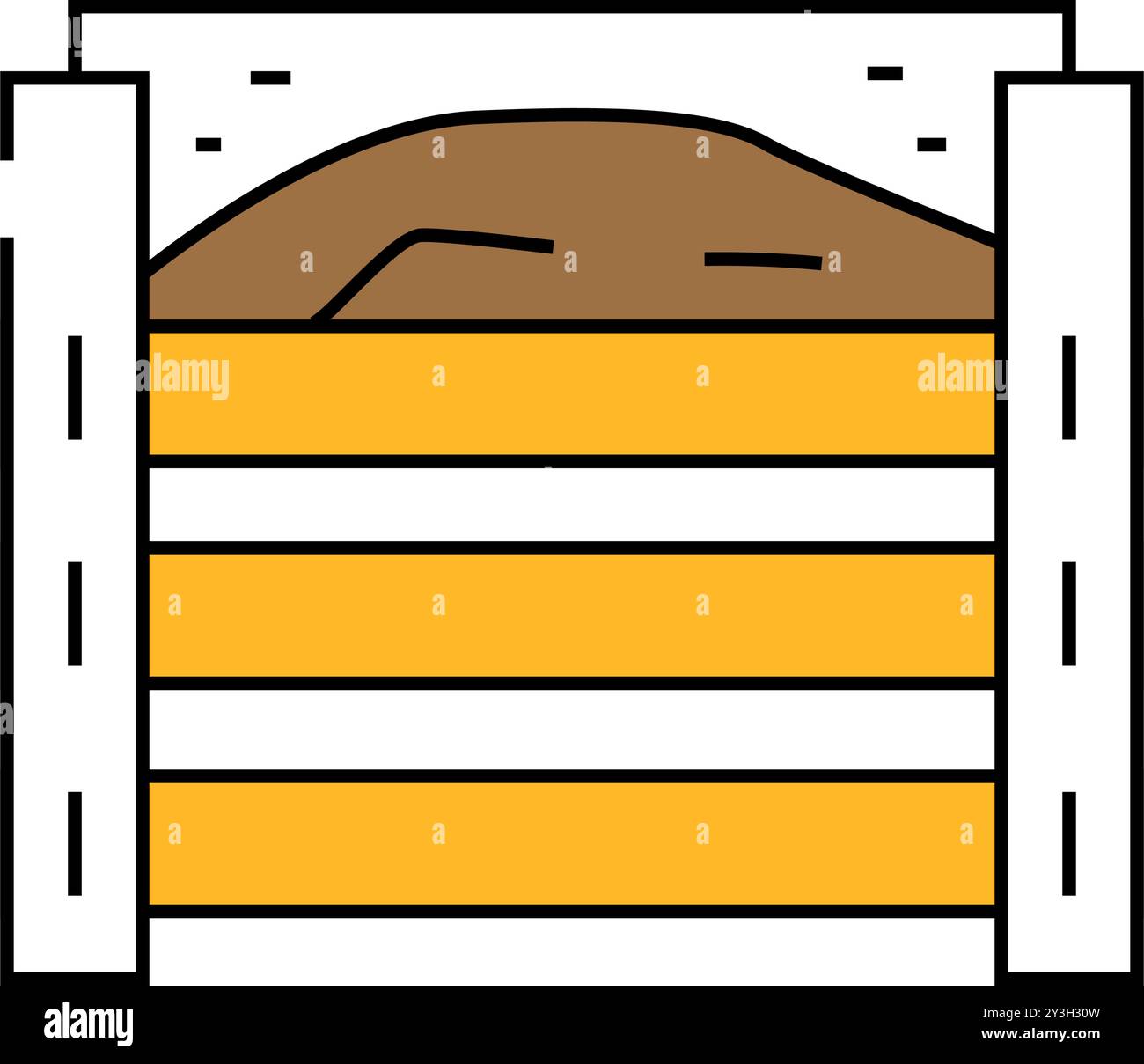 homemade composter icon color illustration Stock Vector Image & Art - Alamy