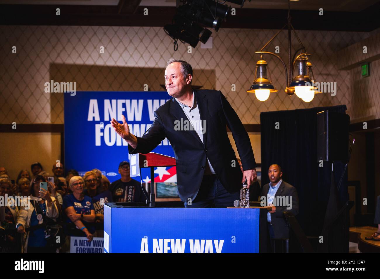 September 13, 2024, Chicago, Illinois, USA: Second Gentleman of the ...