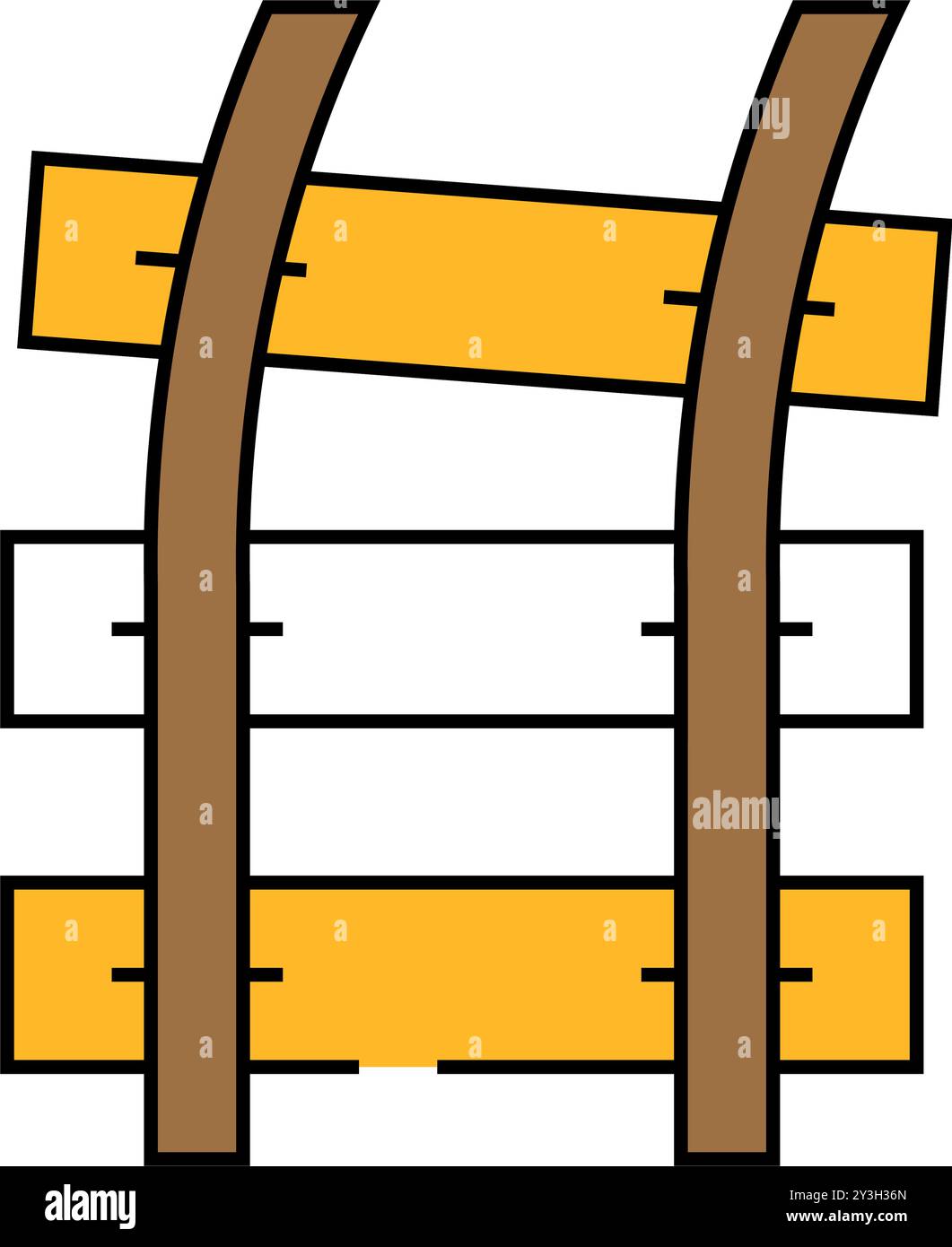 rail road icon color illustration Stock Vector Image & Art - Alamy