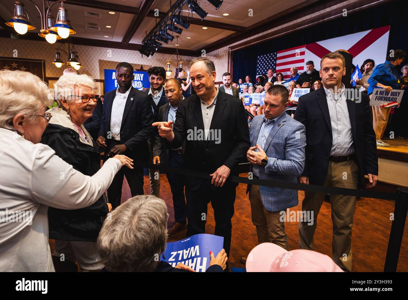 September 13, 2024, Chicago, Illinois, USA: Second Gentleman of the ...