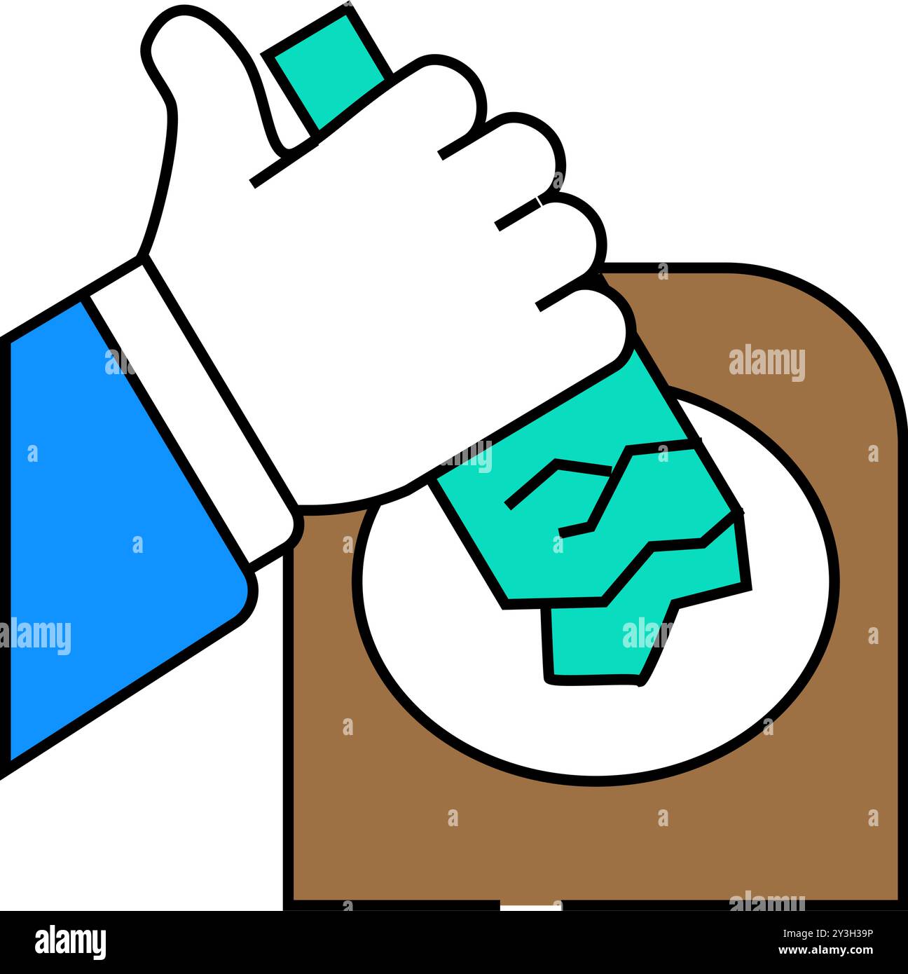 waste sorting icon color illustration Stock Vector Image & Art - Alamy