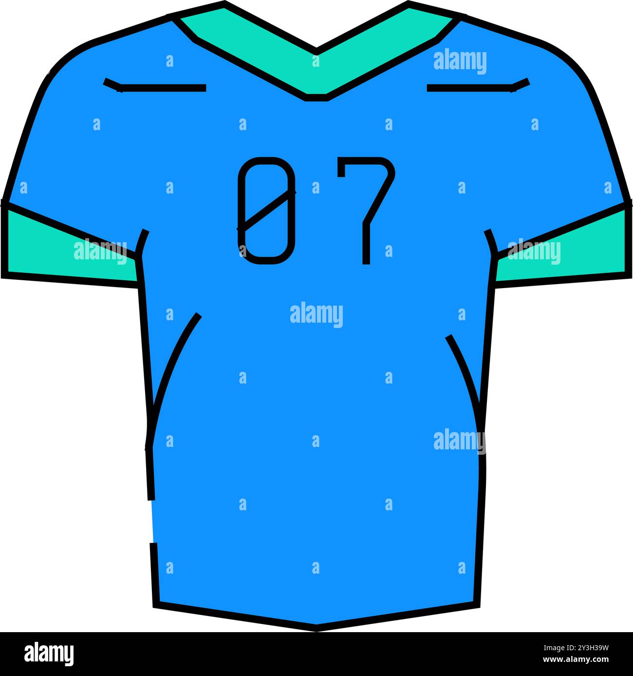 jersey clothing icon color illustration Stock Vector Image & Art - Alamy