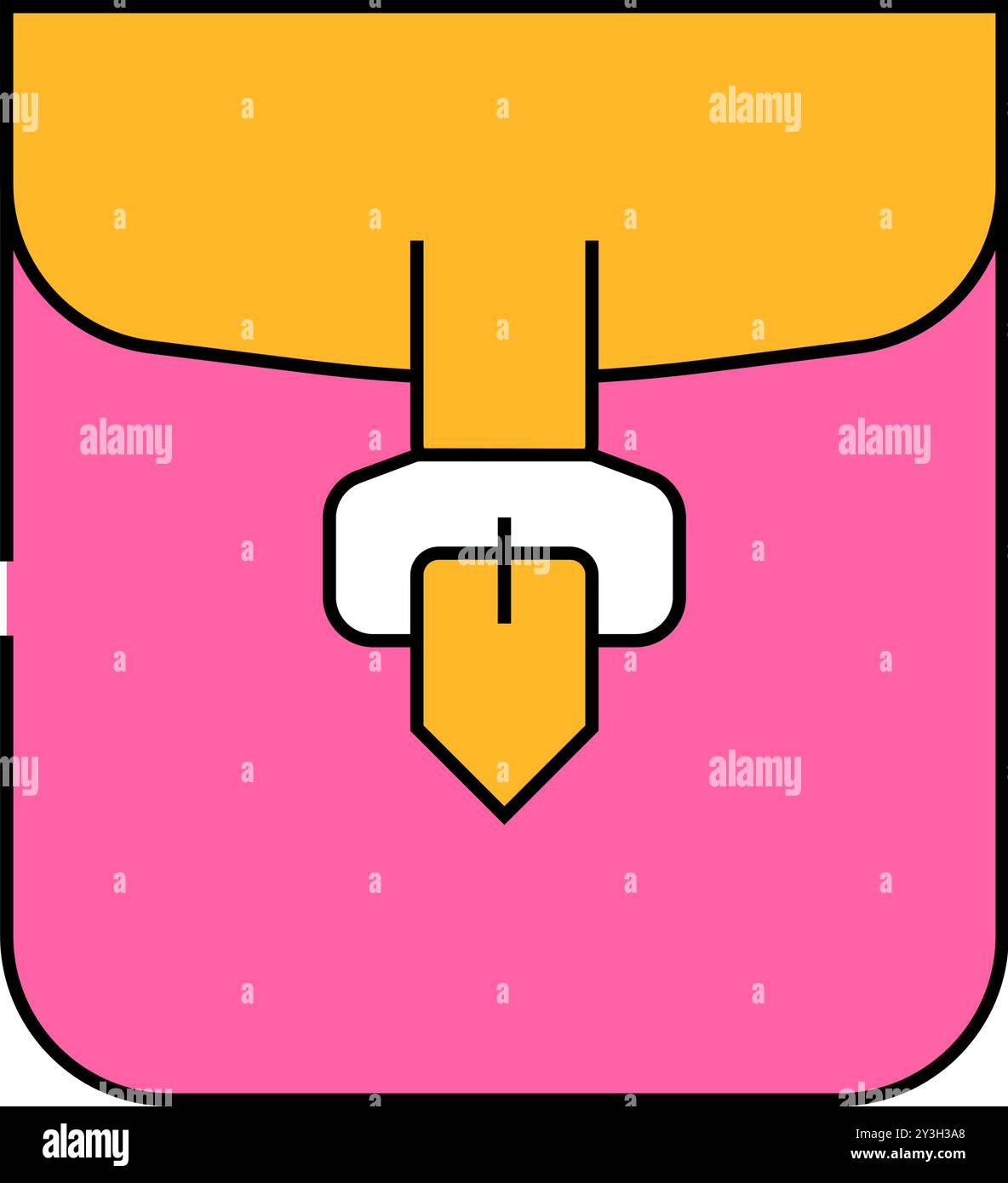 clasp pocket icon color illustration Stock Vector Image & Art - Alamy