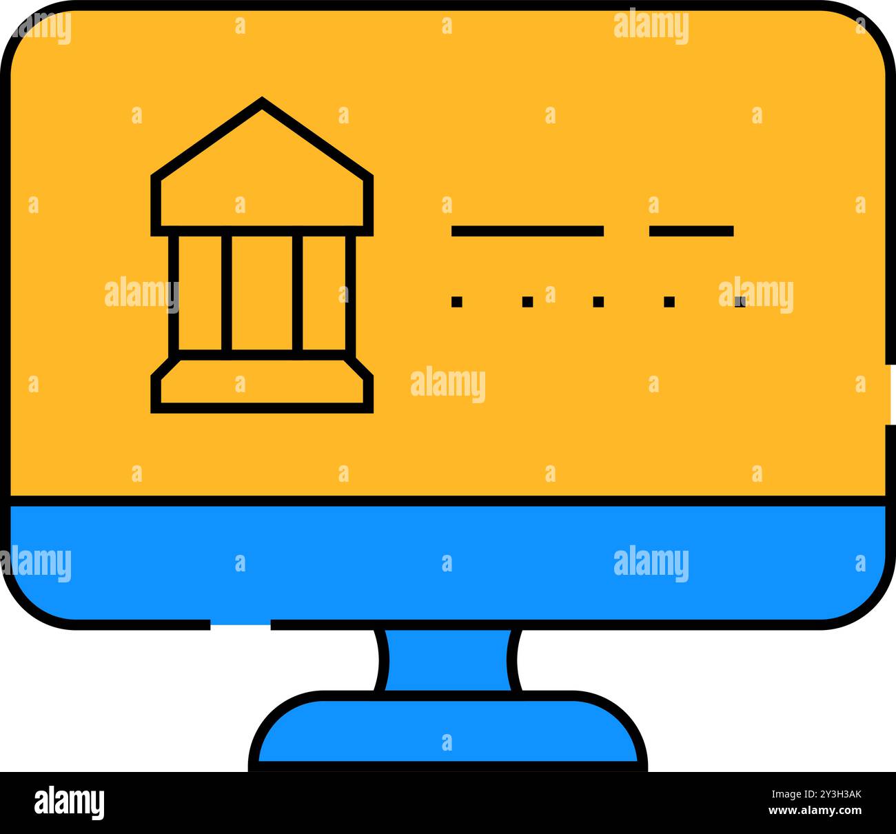 login and password for access in online banking icon color illustration ...
