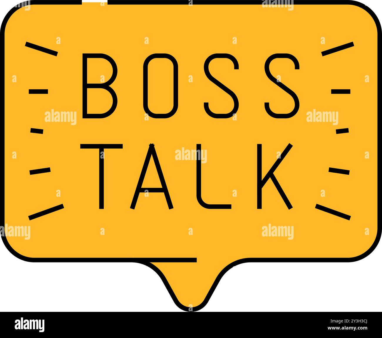 boss talk icon color illustration Stock Vector Image & Art - Alamy