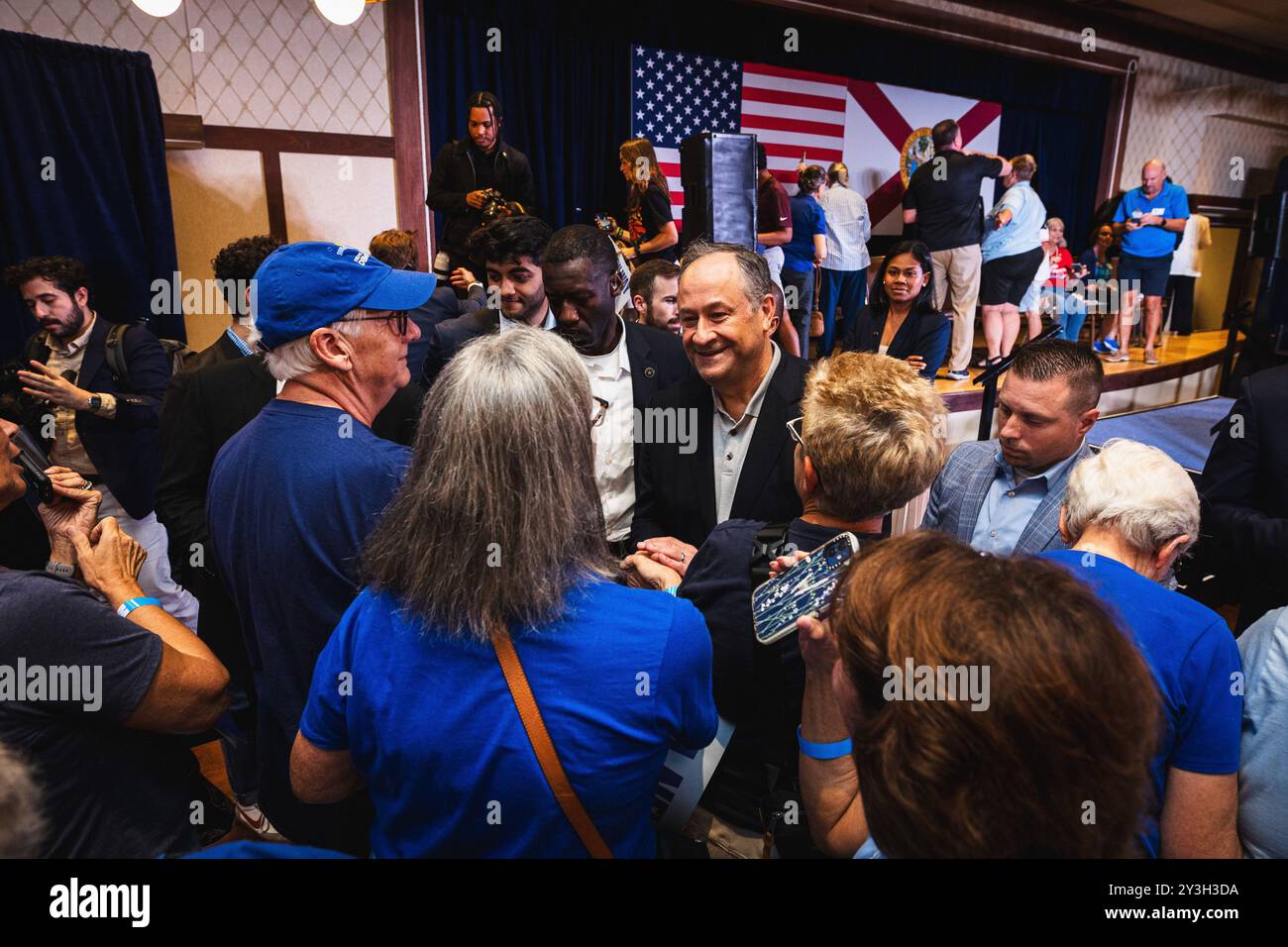 September 13, 2024, Chicago, Illinois, USA: Second Gentleman of the ...