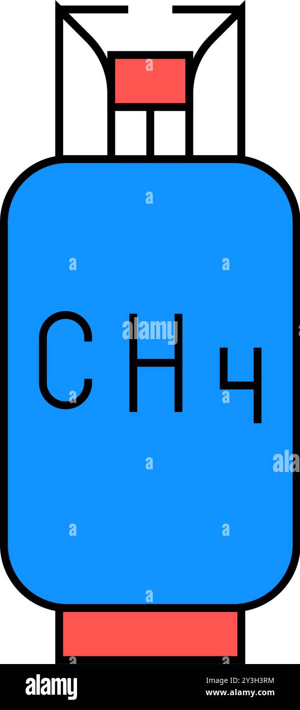 methane biogas icon color illustration Stock Vector Image & Art - Alamy