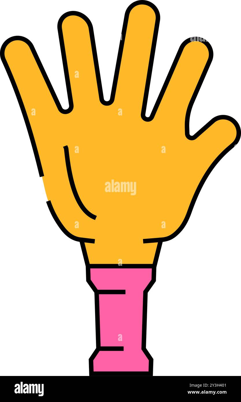 clapper fan accessory icon color illustration Stock Vector Image & Art ...