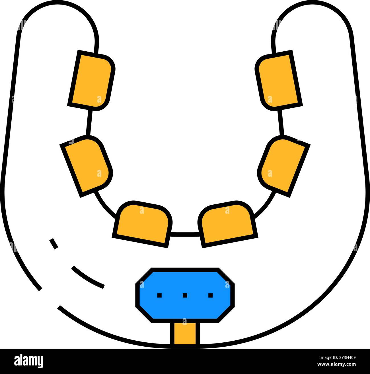 neck ems training icon color illustration Stock Vector Image & Art - Alamy