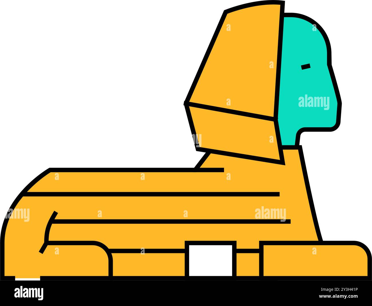 sphinx egypt monument icon color illustration Stock Vector Image & Art - Alamy