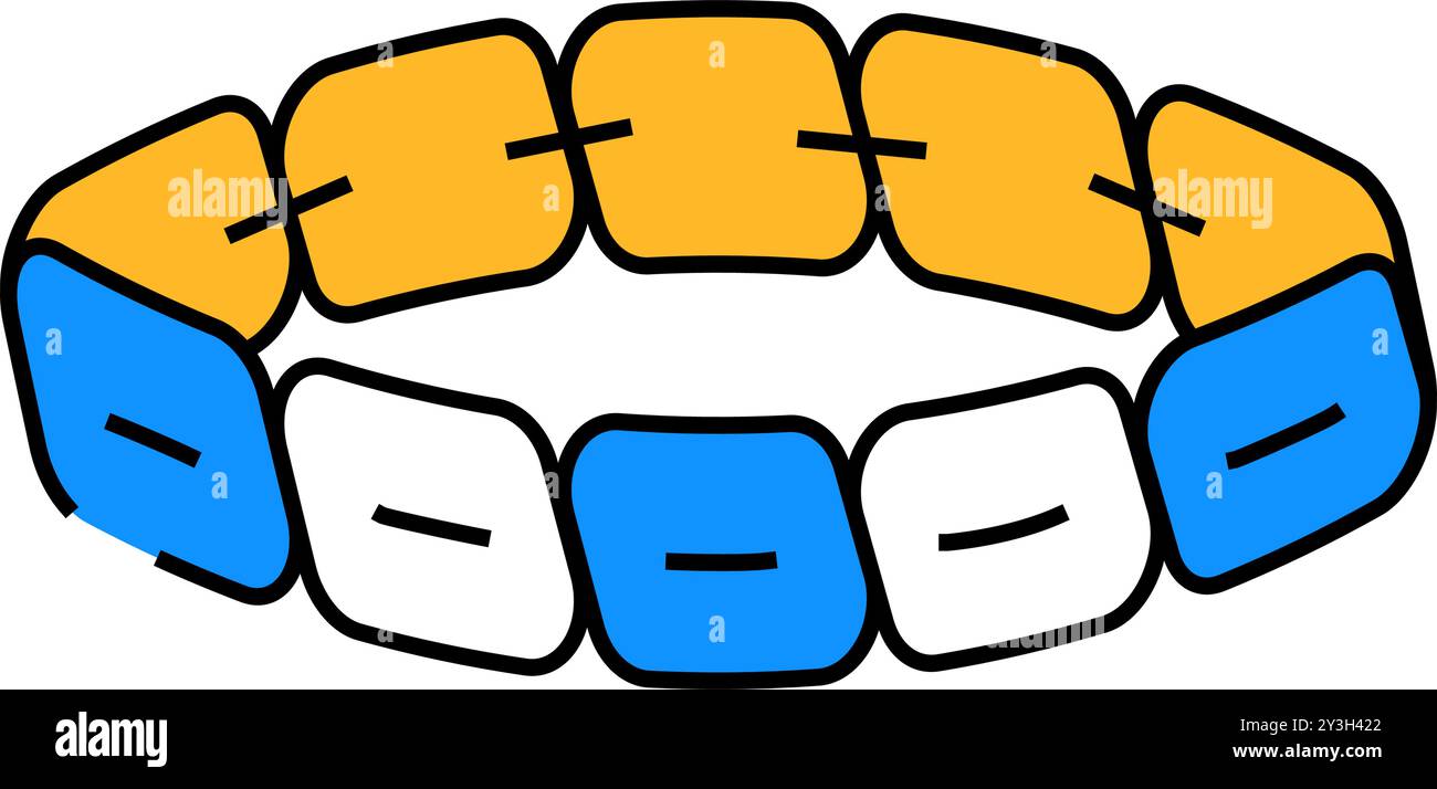 gold bracelet icon color illustration Stock Vector Image & Art - Alamy