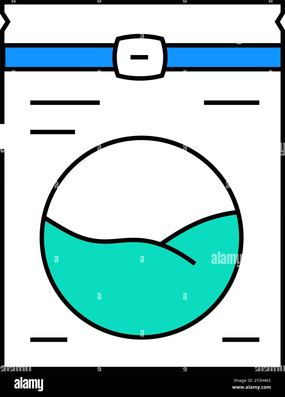 algae bag icon color illustration Stock Vector Image & Art - Alamy