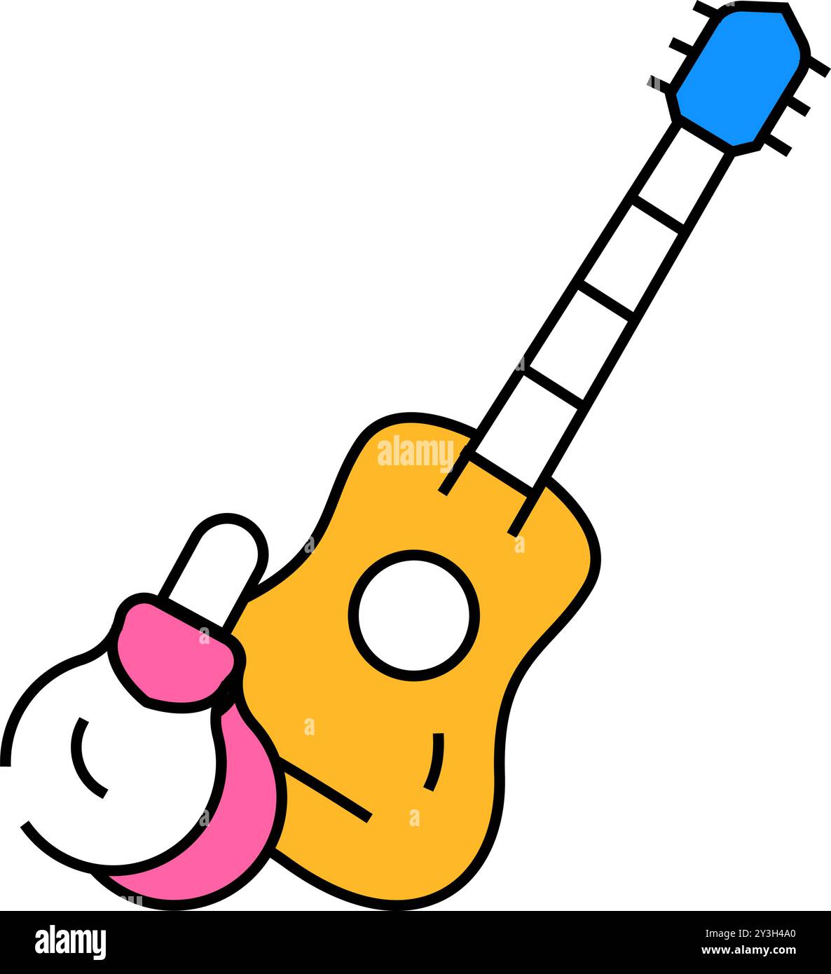 Castanets spanish flag Stock Vector Images - Alamy