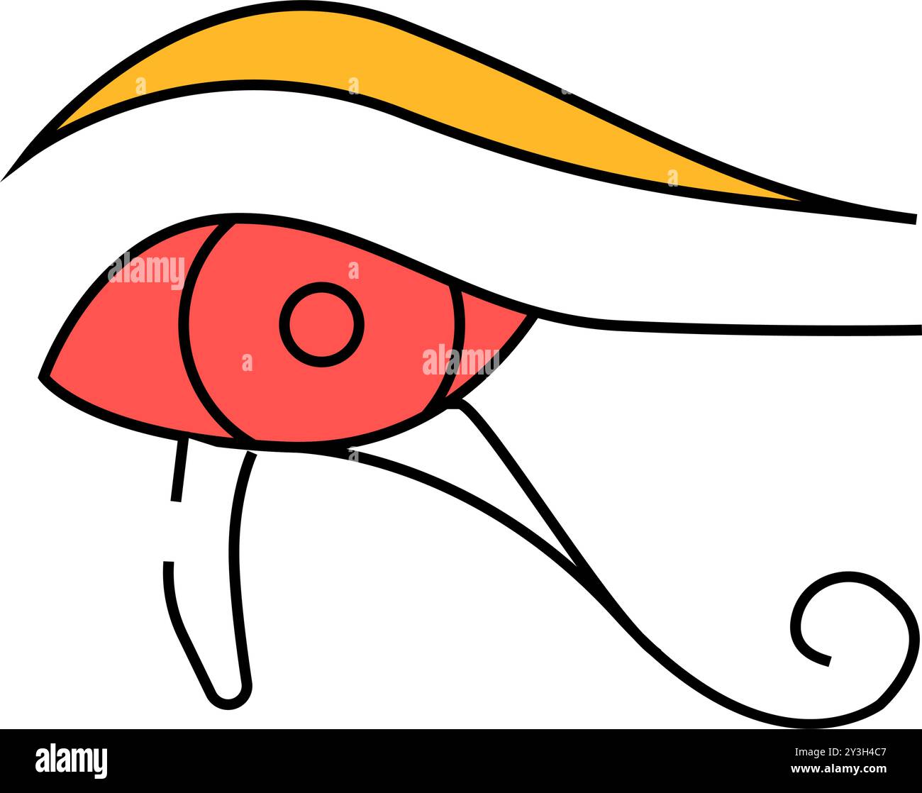 mythology of egypt icon color illustration Stock Vector Image & Art - Alamy