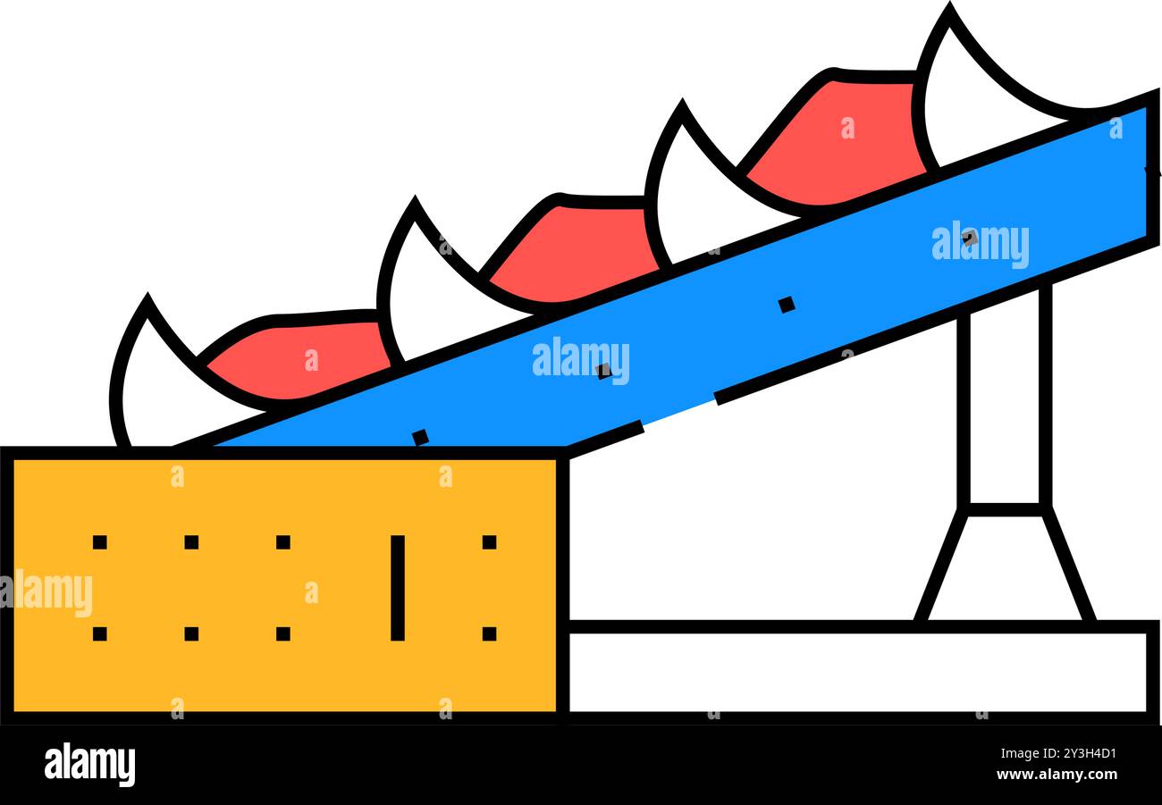 inclined screw feeder icon color illustration Stock Vector Image & Art ...