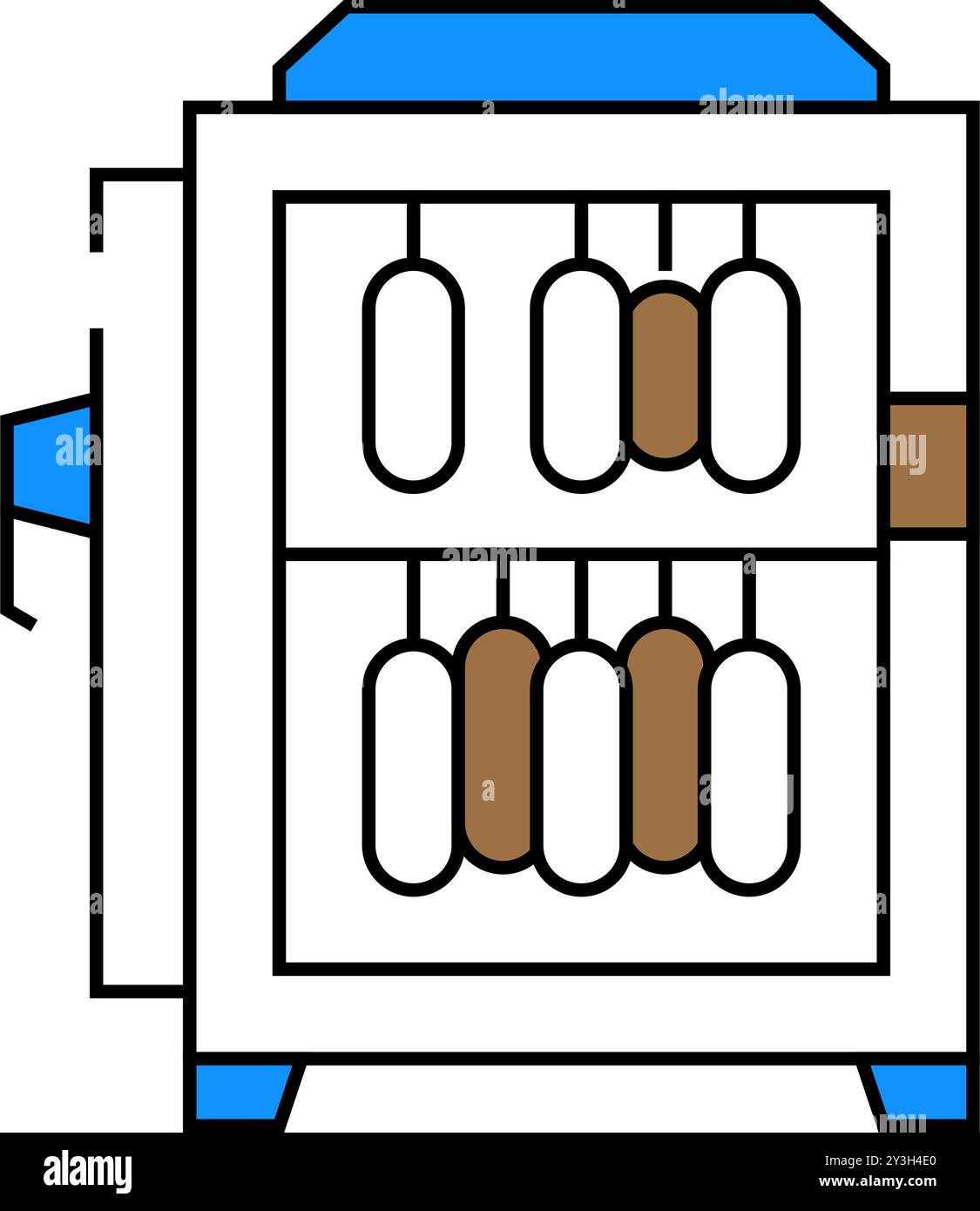 intensive cooling chamber icon color illustration Stock Vector Image ...