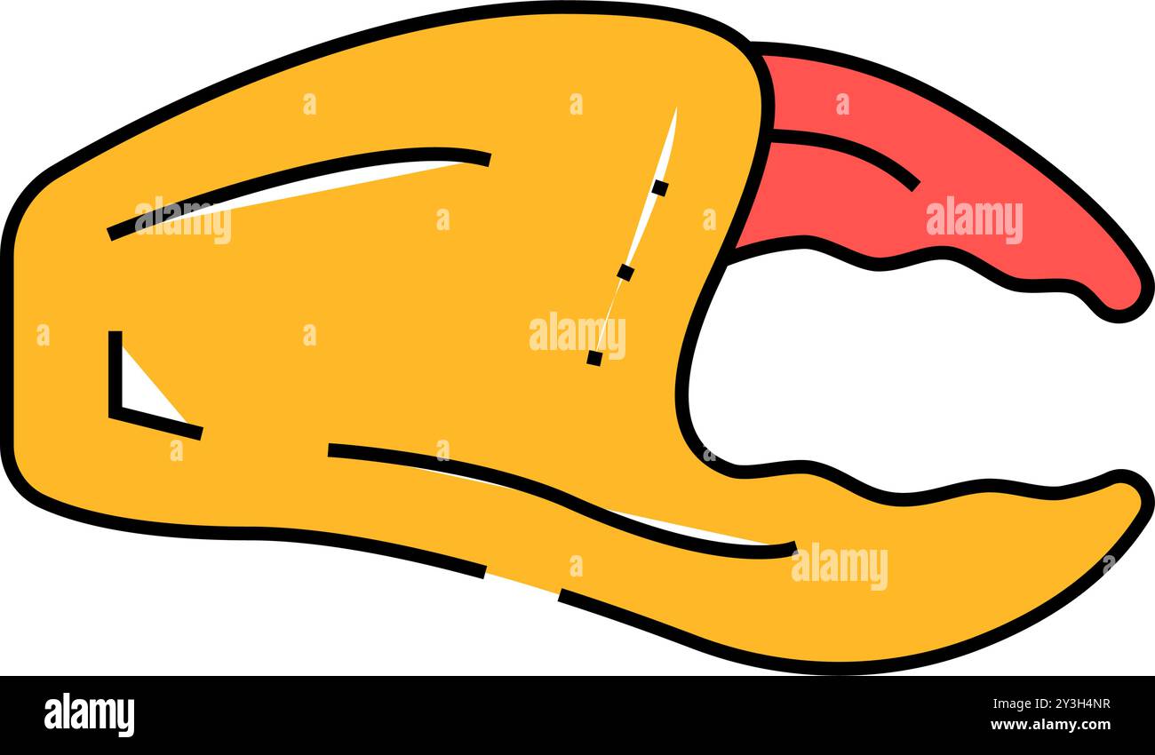 crab claw icon color illustration Stock Vector Image & Art - Alamy