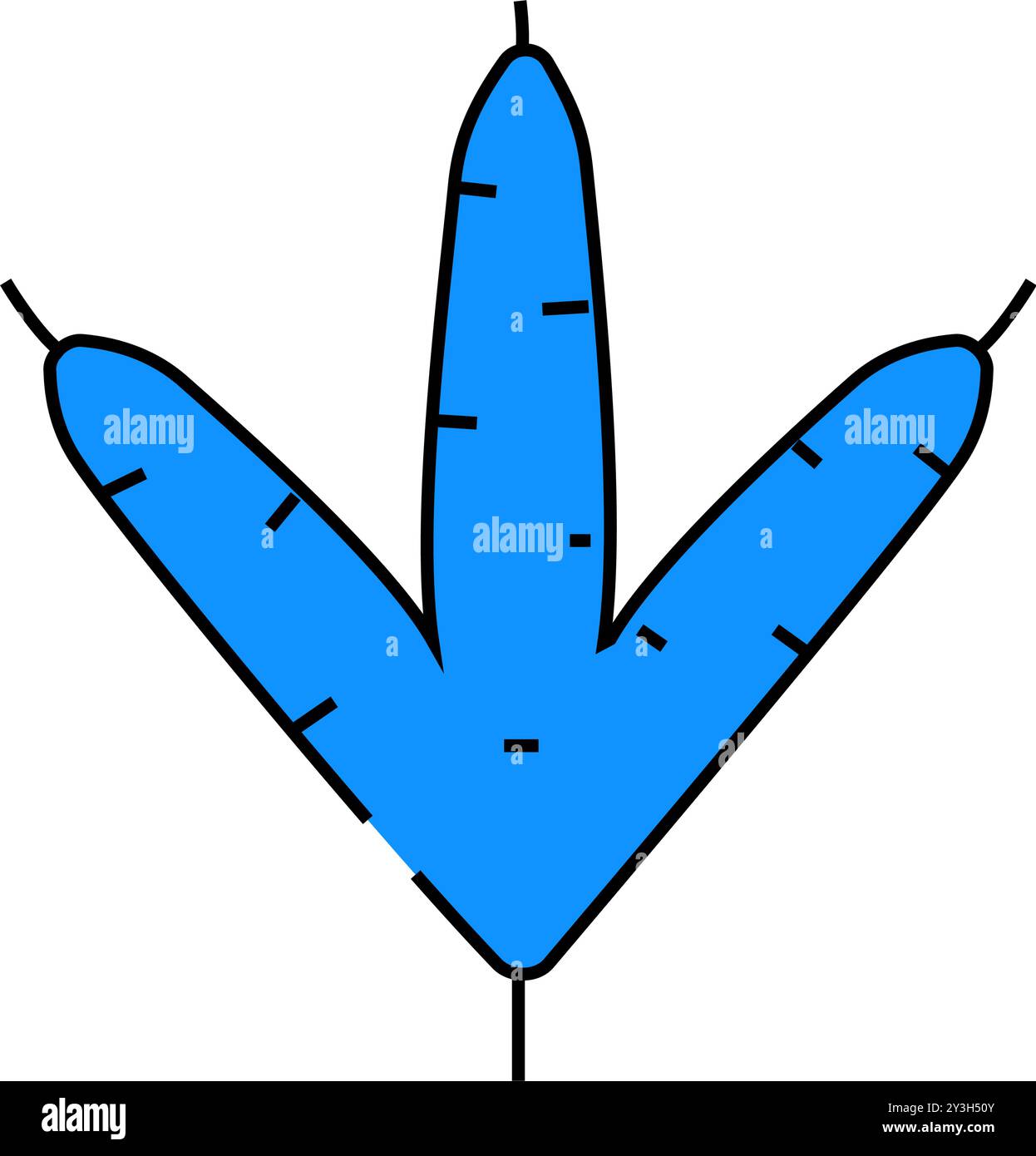 bird hoof print icon color illustration Stock Vector Image & Art - Alamy