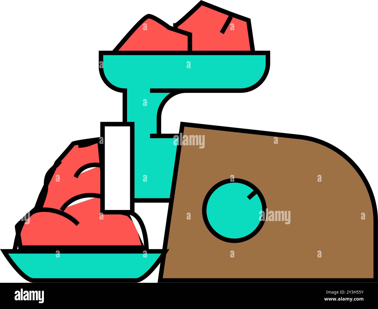 Beef jerky beef meat Stock Vector Images - Alamy