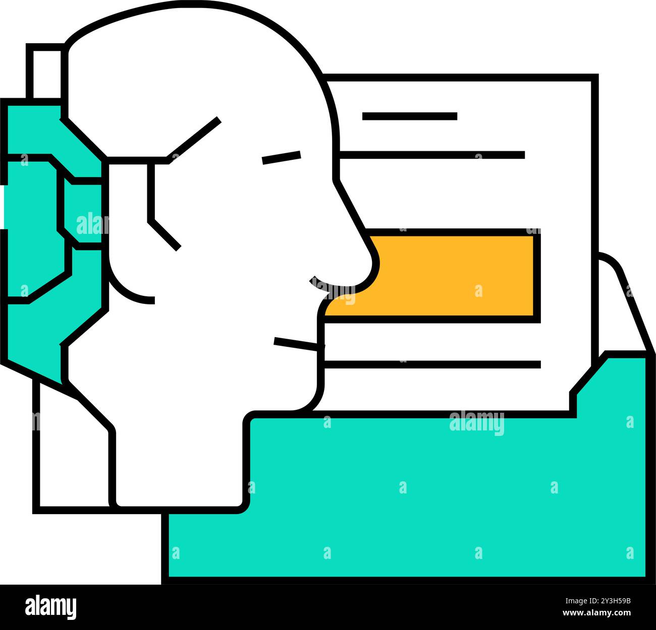 Ai Customization Icon Color Illustration Stock Vector Image And Art Alamy