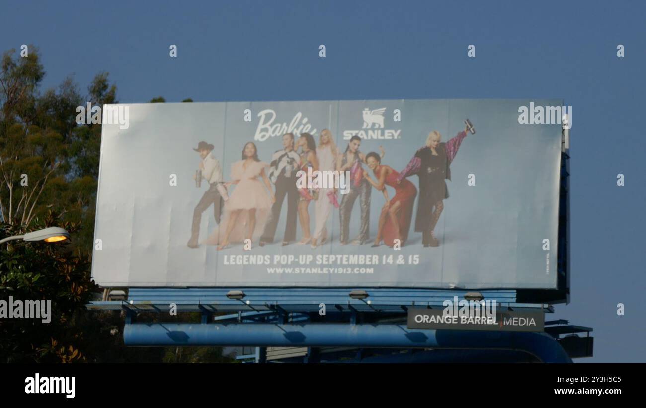 Los Angeles, California, USA 13th September 2024 Barbie Stanley Pop Up ...