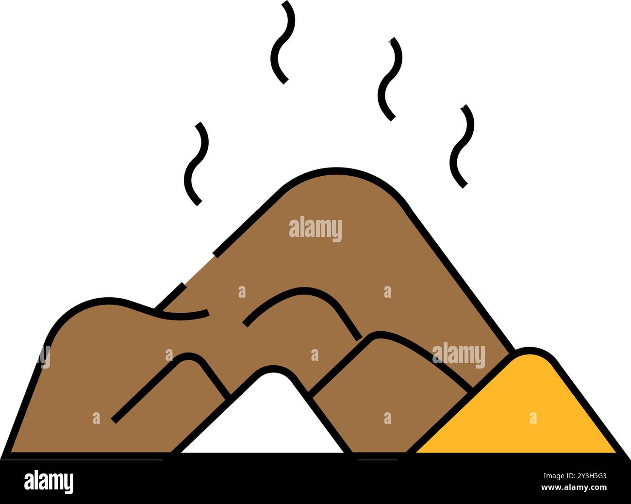 pile compost icon color illustration Stock Vector Image & Art - Alamy