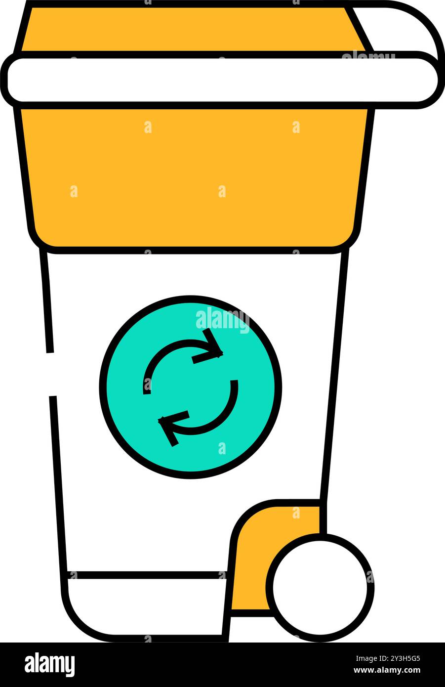 waste tank compost icon color illustration Stock Vector Image & Art - Alamy