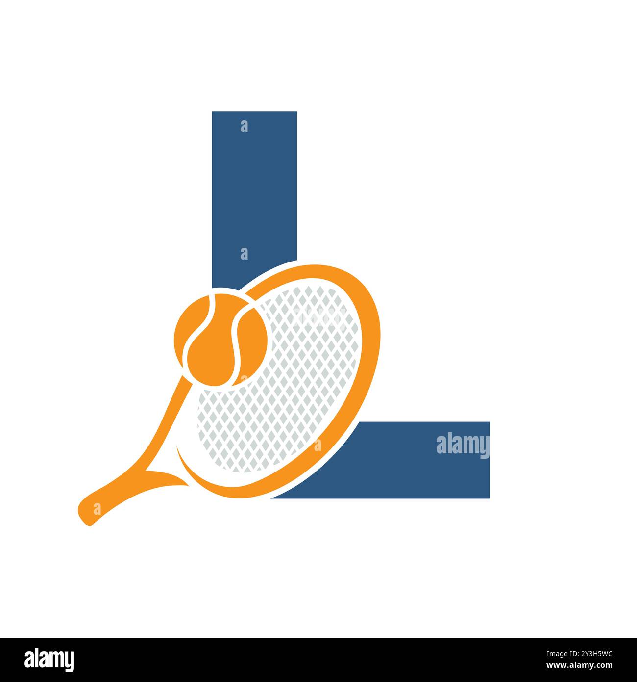 Letter L Tennis Logo. Paddle Symbol Vector Template Stock Vector Image ...
