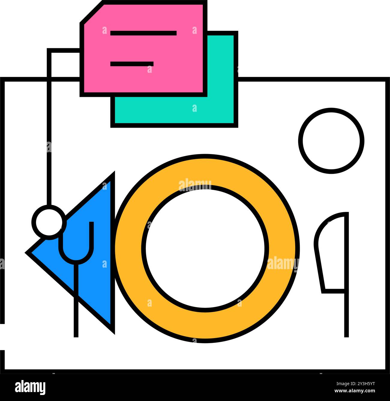 serving rules icon color illustration Stock Vector Image & Art - Alamy