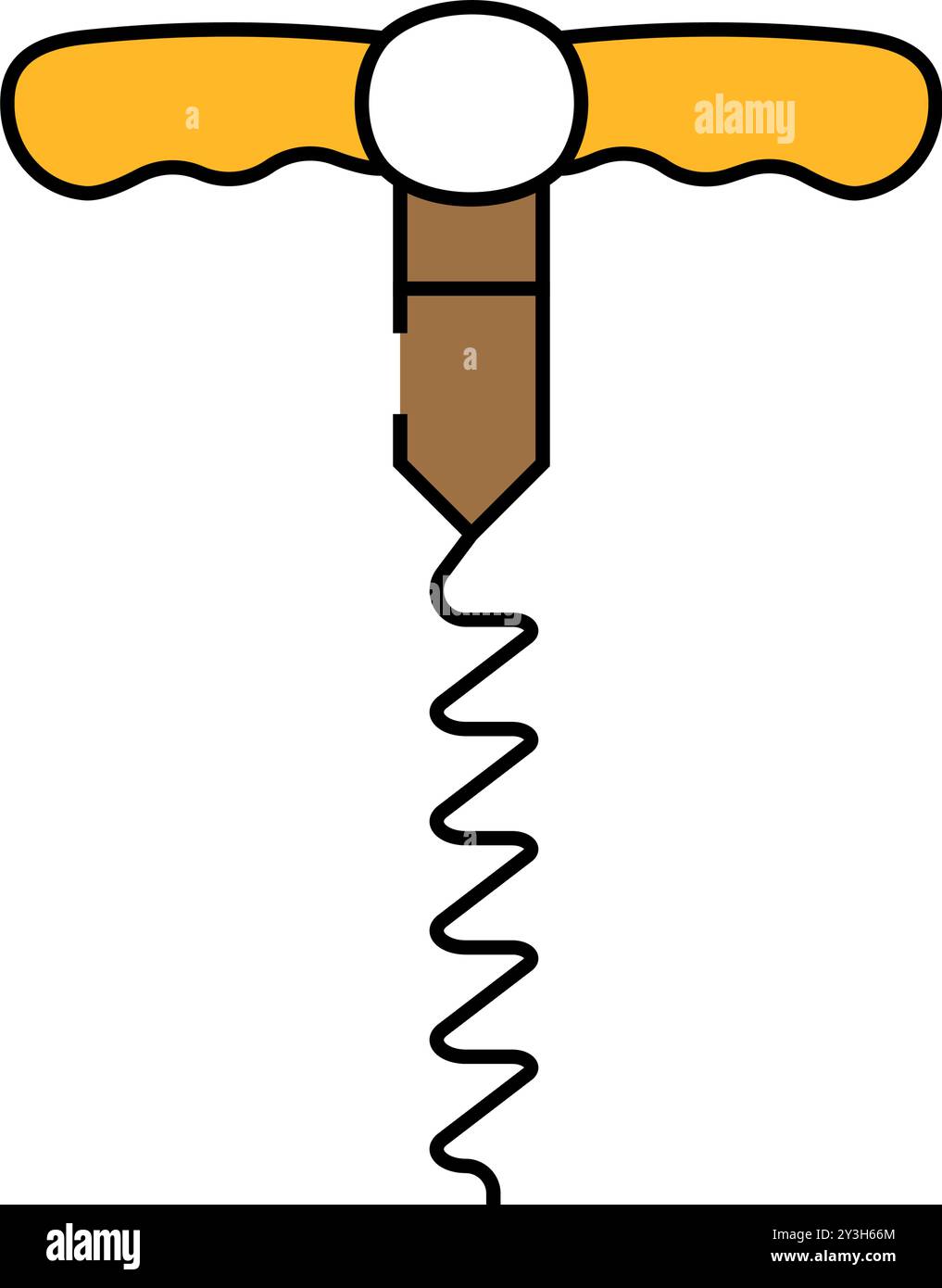 corkscrew bartender icon color illustration Stock Vector Image & Art ...