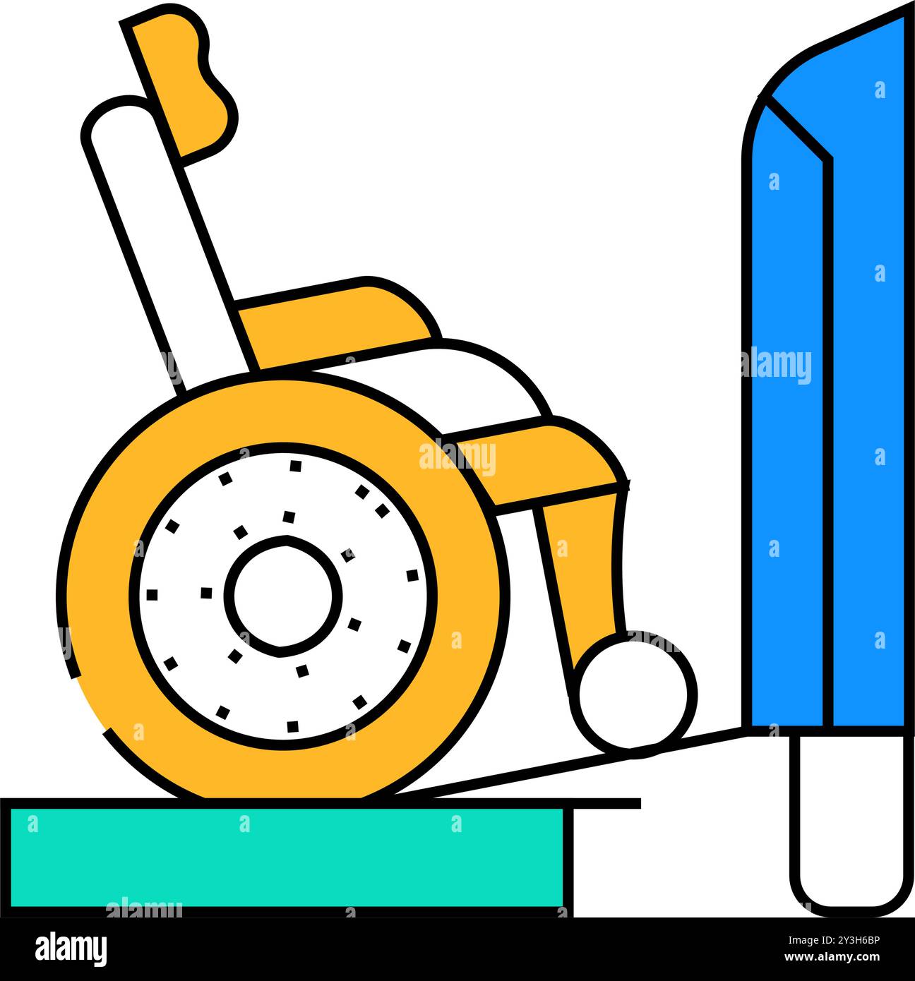 Terminal buying ticket color Cut Out Stock Images & Pictures - Alamy