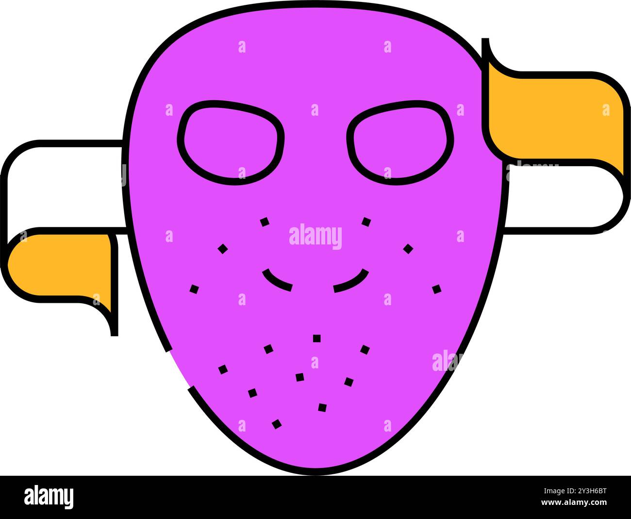 mask fear icon color illustration Stock Vector Image & Art - Alamy