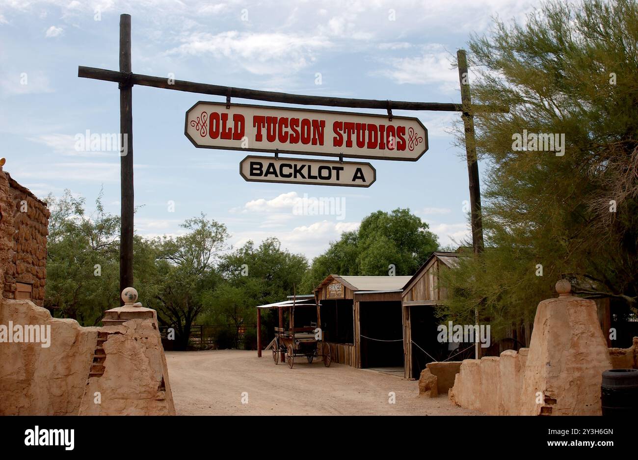OLD TUCSON, ARIZONA, USA: Old Backlot A at Tucson Studios has been the ...