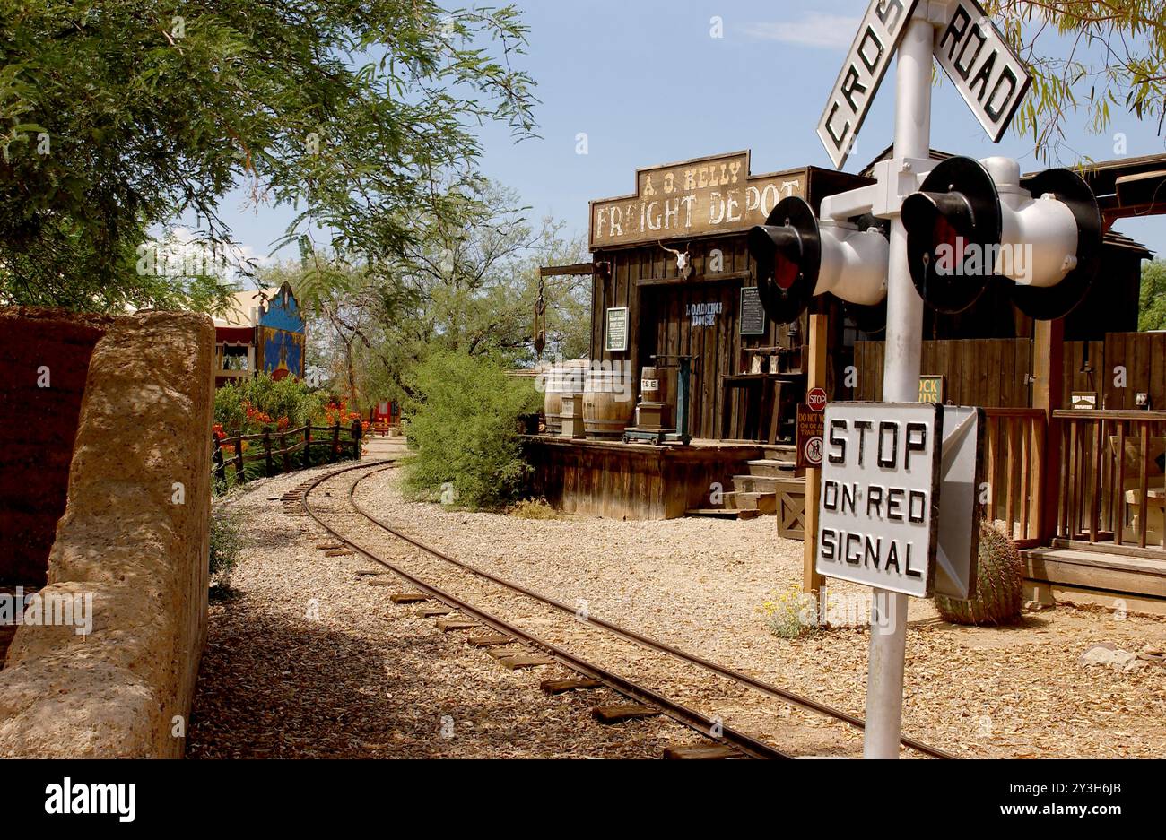 OLD TUCSON, ARIZONA, USA: Old Backlot A at Tucson Studios has been the ...