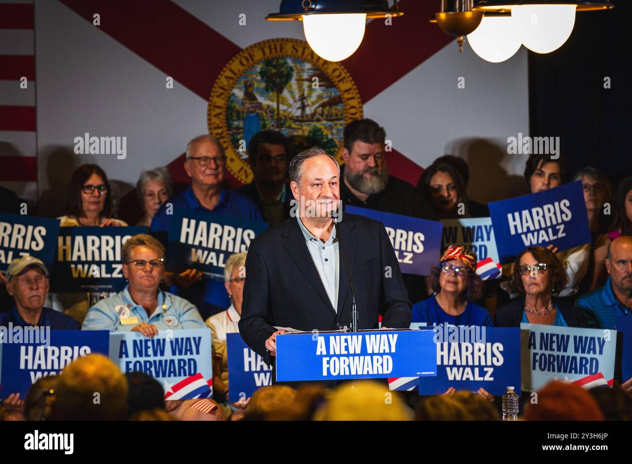 September 13, 2024, Chicago, Illinois, USA: Second Gentleman of the ...