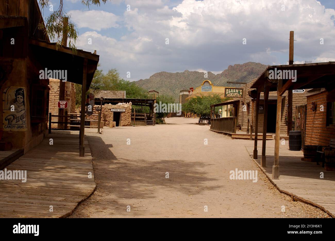 OLD TUCSON, ARIZONA, USA: Old Backlot A at Tucson Studios has been the ...