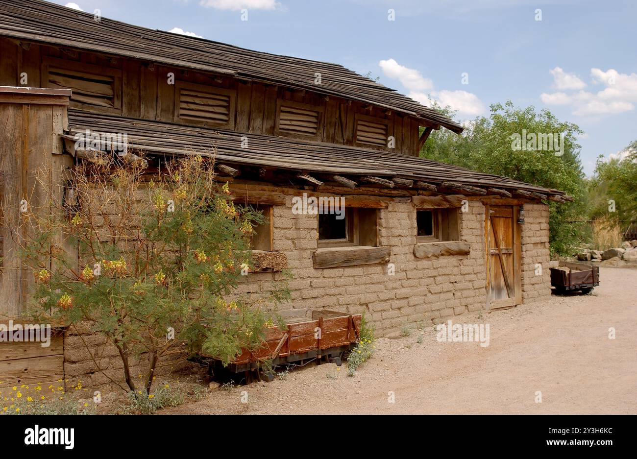 OLD TUCSON, ARIZONA, USA: Old Backlot A at Tucson Studios has been the ...