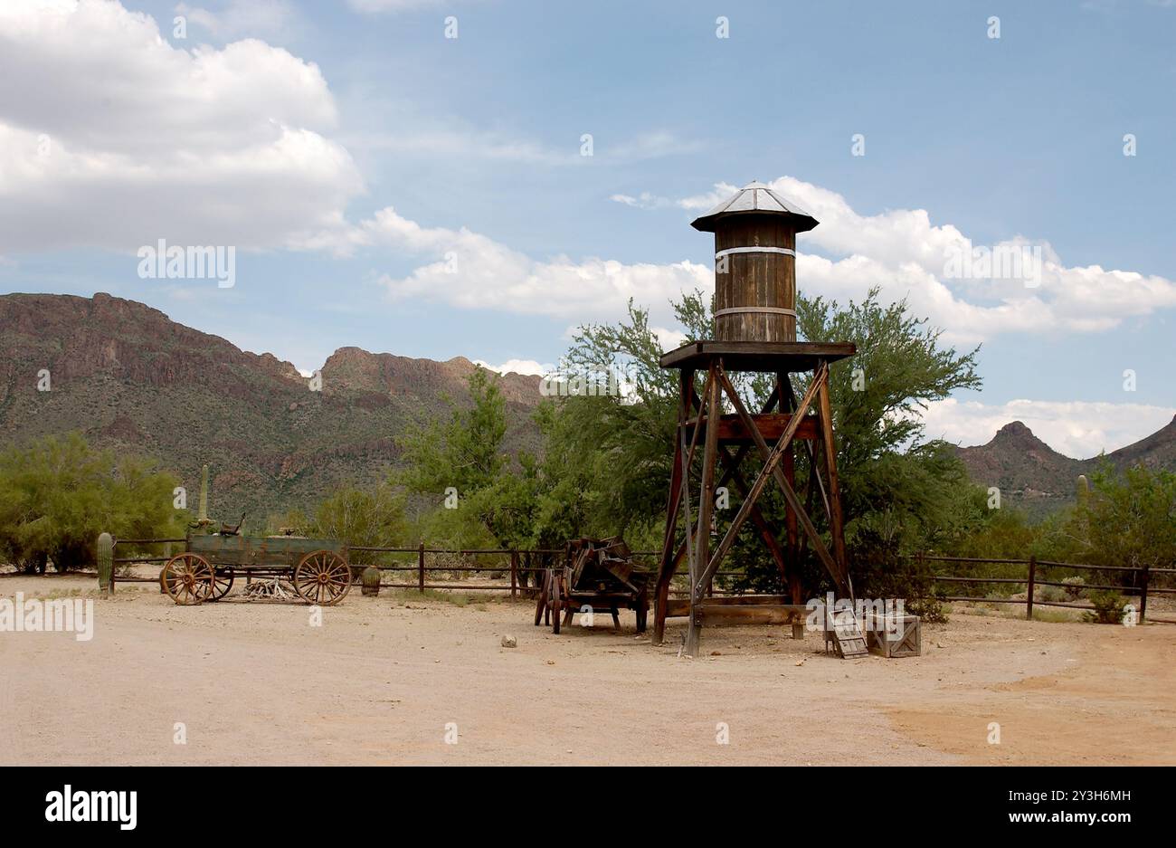 OLD TUCSON, ARIZONA, USA: Old Backlot A at Tucson Studios has been the ...