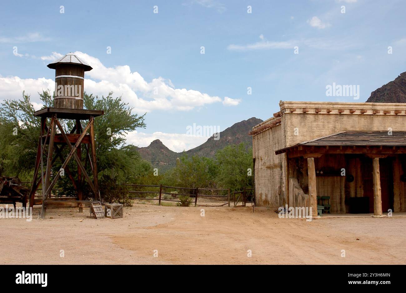 OLD TUCSON, ARIZONA, USA: Old Backlot A at Tucson Studios has been the ...