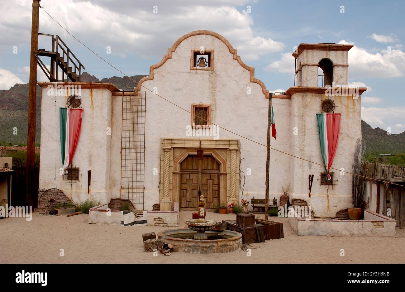 OLD TUCSON, ARIZONA, USA: Old Backlot A at Tucson Studios has been the ...