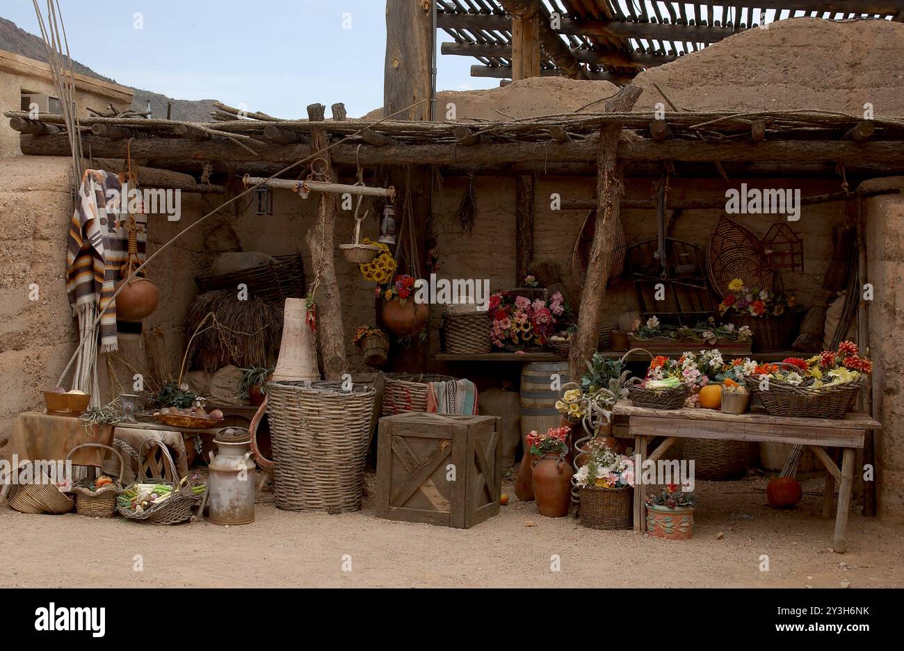OLD TUCSON, ARIZONA, USA: Old Backlot A at Tucson Studios has been the ...